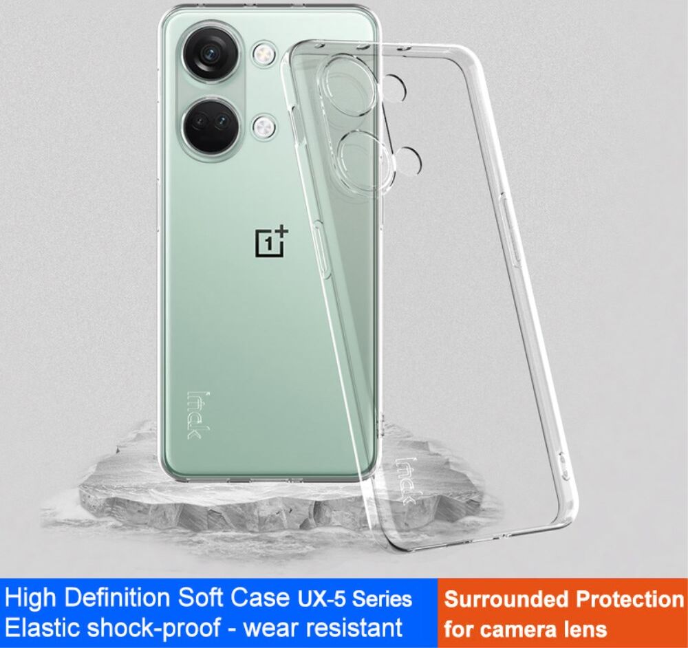 Imak UX-5 Series OnePlus Nord 3 5G Hoesje Flexibel TPU Transparant | gsmpunt