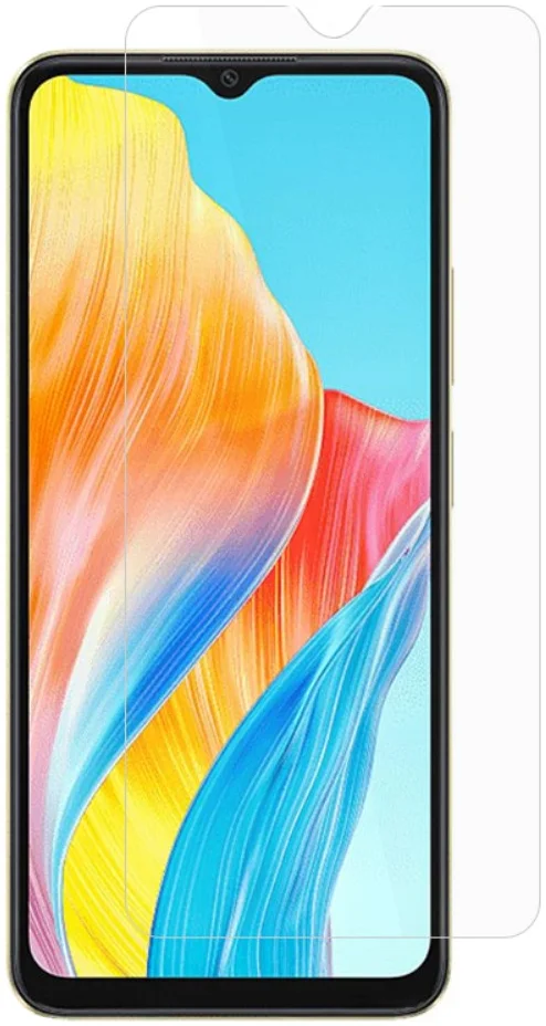 Oppo A18 / A38 Screen Protector 0.3mm Arc Edge Tempered Glass | gsmpunt