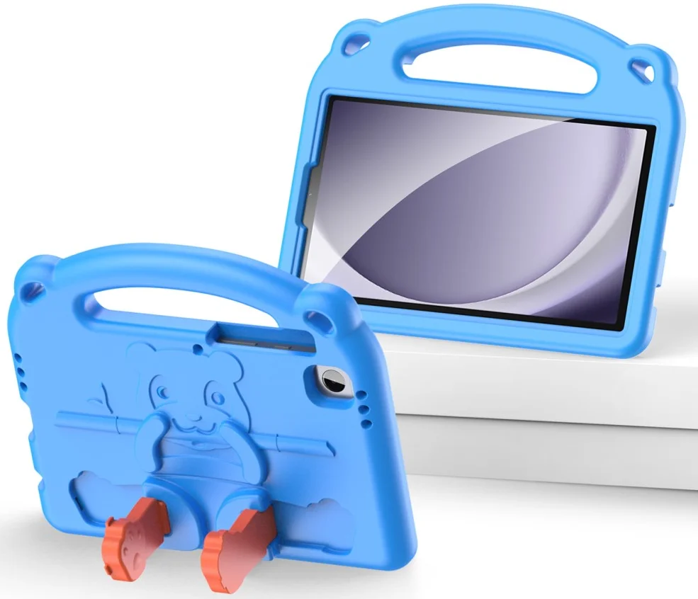 Dux Ducis Panda Samsung Galaxy Tab A9 Kinder Tablethoes Blauw | gsmpunt