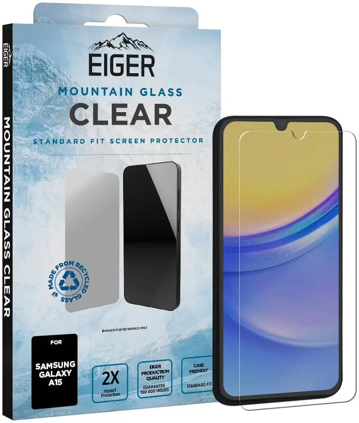 Eiger Mountain Glass Samsung Galaxy A15 Screen Protector | gsmpunt