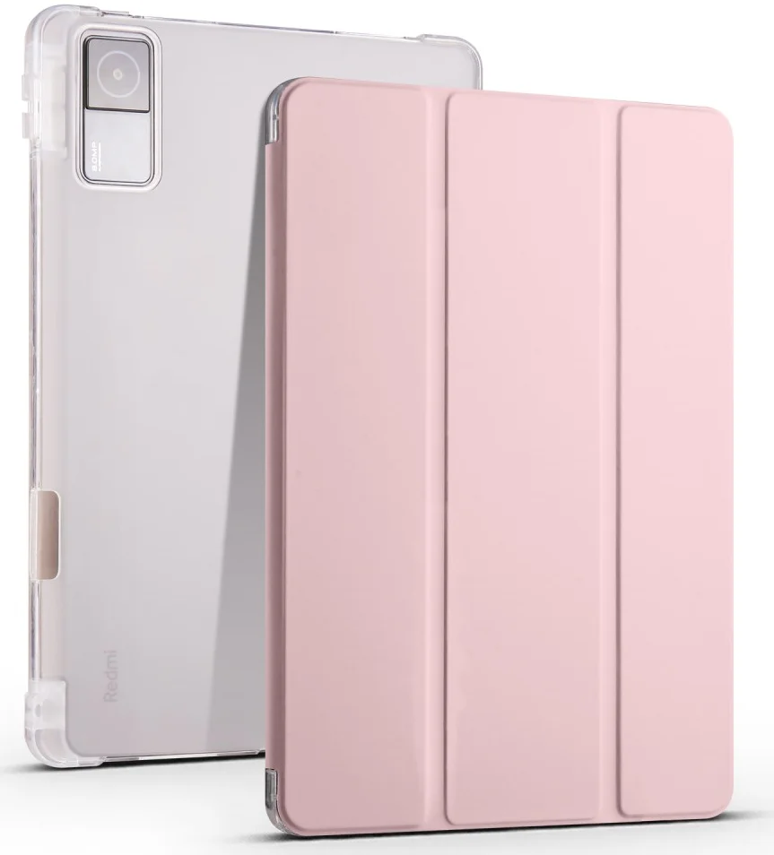 Xiaomi Redmi Pad Hoes Tri-Fold Book Case met Standaard Roze | gsmpunt
