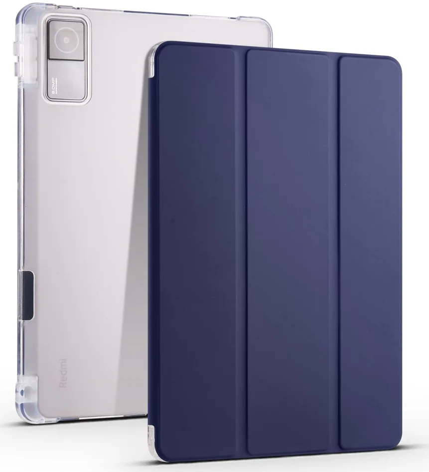 Xiaomi Redmi Pad Hoes Tri-Fold Book Case met Standaard Blauw | gsmpunt