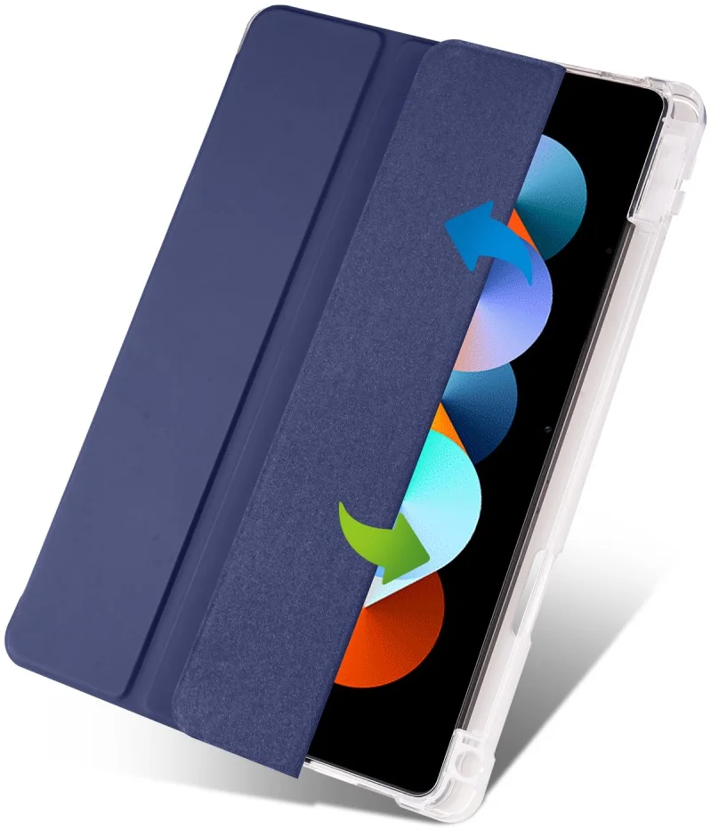 Xiaomi Redmi Pad Hoes Tri-Fold Book Case met Standaard Blauw | gsmpunt