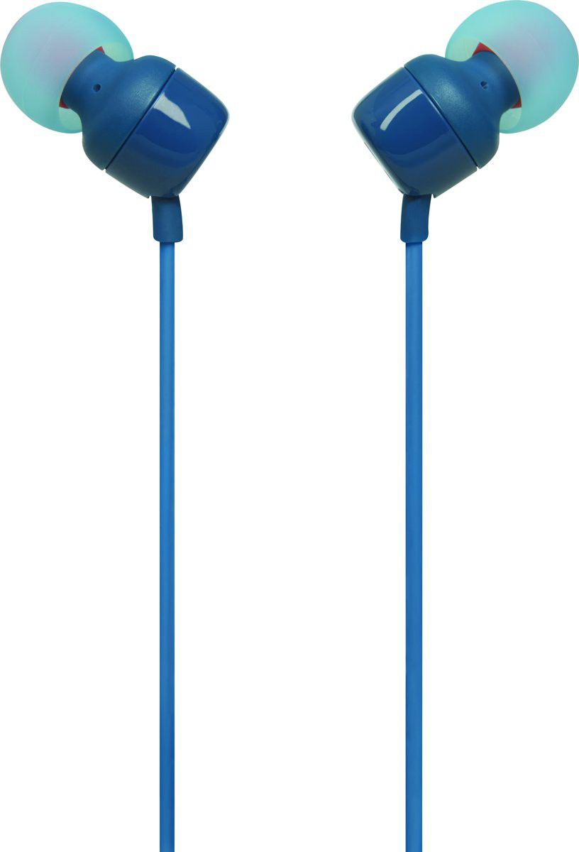JBL T110 In-Ear 3.5mm Mini-Jack Headset Blauw | GSMpunt.nl