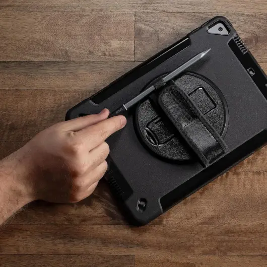 ZAGG Rugged Tablet iPad 10.2 (2021/2020/2019) Hoes Kickstand Handriem ...