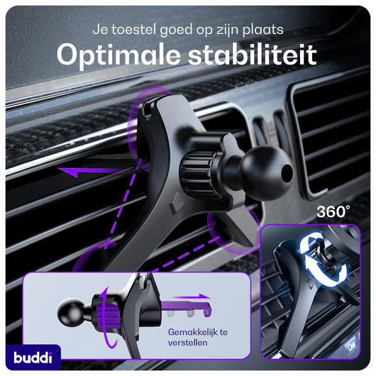 Buddi MagWay Universele MagSafe Telefoonhouder Auto Ventilatierooster ...
