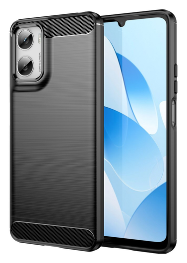 Motorola Moto G06 (Power) Hoesje Geborsteld TPU Flexibele Back Cover ...