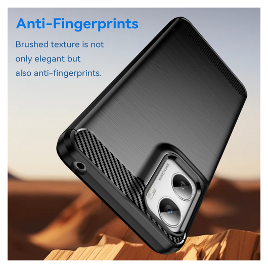 Motorola Moto G06 (Power) Hoesje Geborsteld TPU Flexibele Back Cover ...