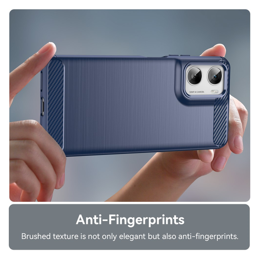 Motorola Moto G06 (Power) Hoesje Geborsteld TPU Flexibele Back Cover ...