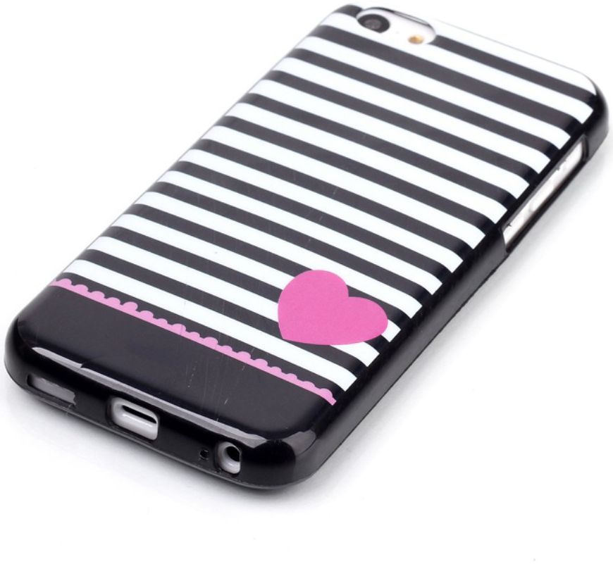 Apple iPhone 5C Back Cover Stripes | GSMpunt.nl