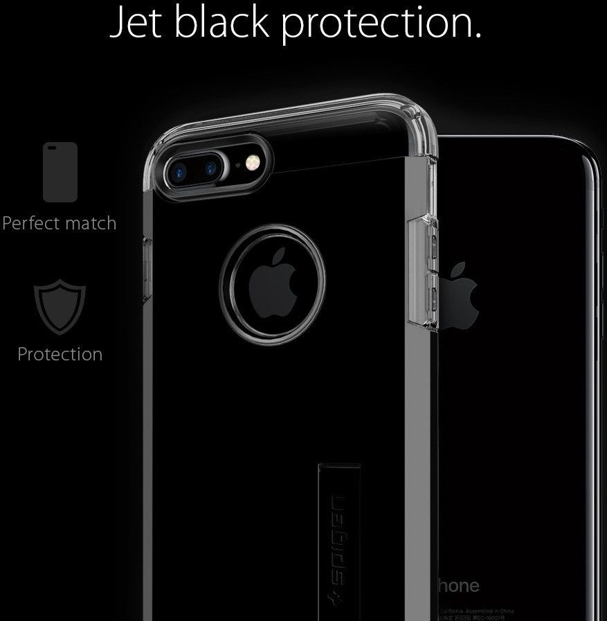 Spigen Tough Armor Case Apple iPhone 7 Plus / 8 Plus Jet Black | gsmpunt