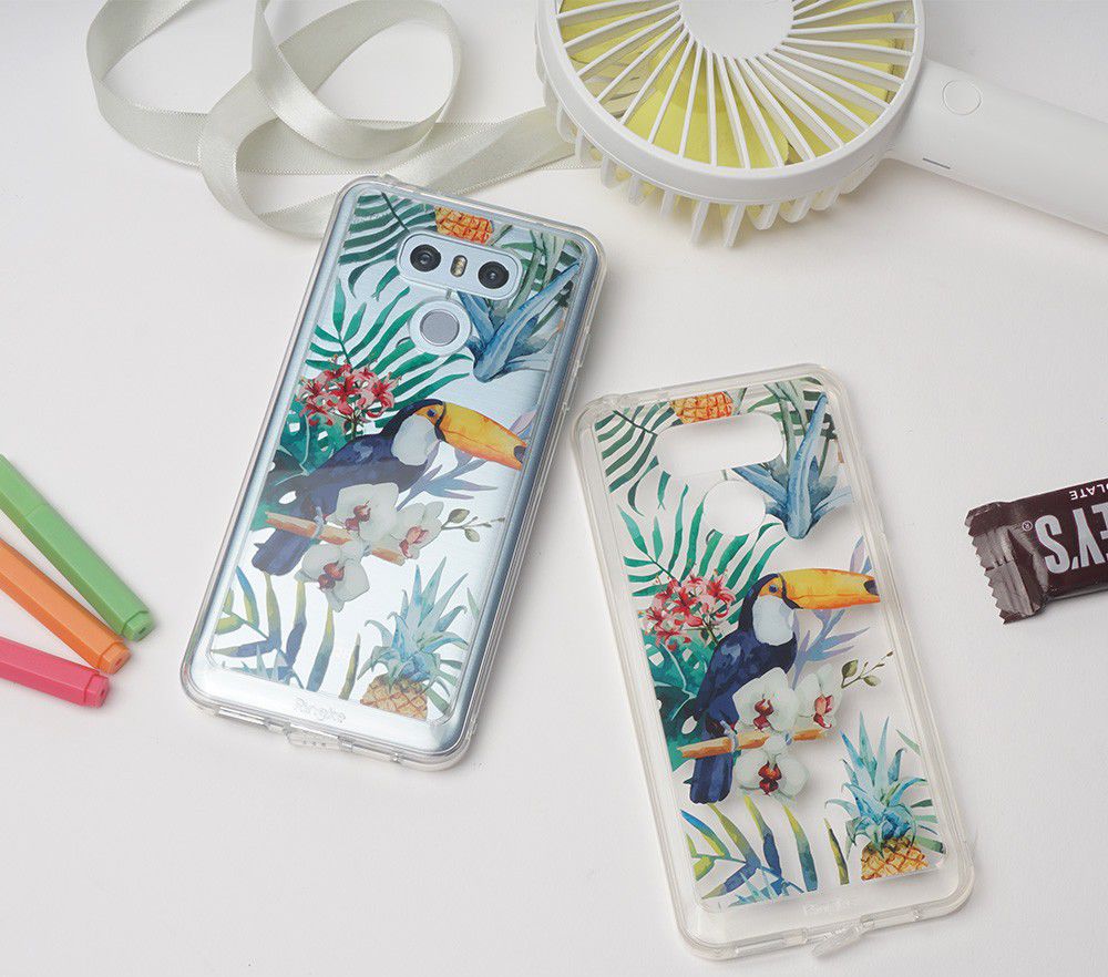 LG G6 Ringke Fusion Aloha Paradise Transparant | GSMpunt.nl