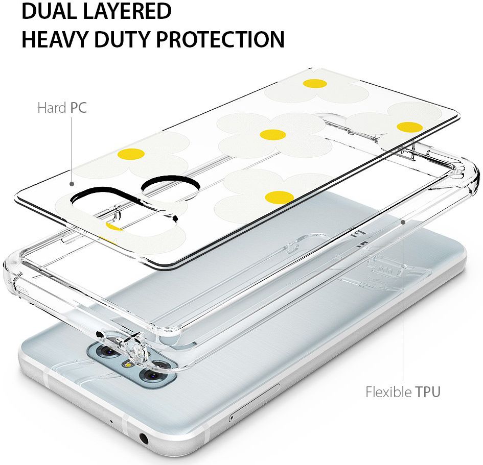 LG G6 Ringke Fusion Aloha Paradise Transparant | GSMpunt.nl