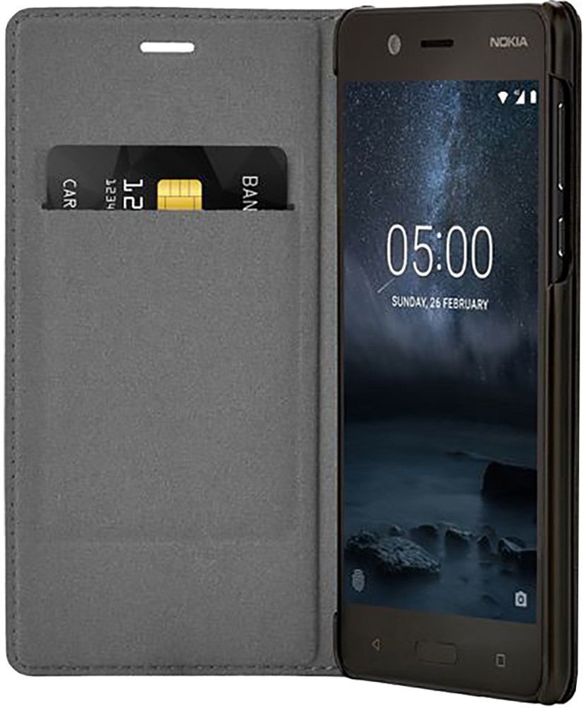 Originele Nokia CP-301 Flip Case Nokia 6 Zwart | gsmpunt