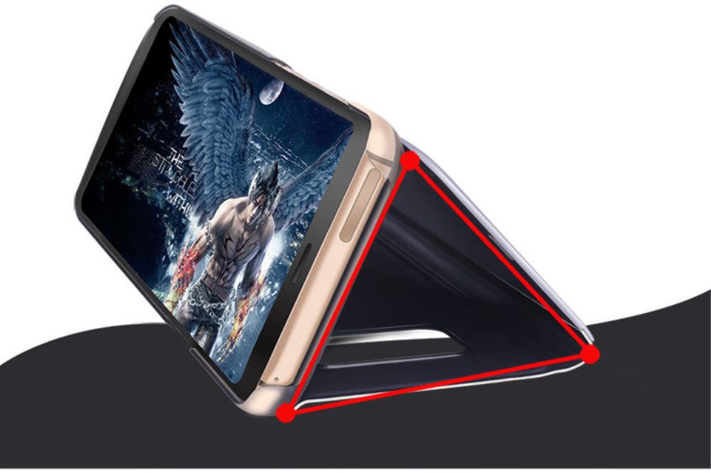 Samsung Galaxy S8 Smart View Flip Hoesje Zwart | GSMpunt.nl