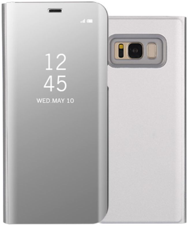 Samsung Galaxy S8 Smart View Flip Hoesje Zilver | gsmpunt