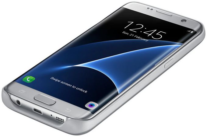 Samsung Galaxy S7 Edge Back Pack Zilver Origineel | GSMpunt.nl