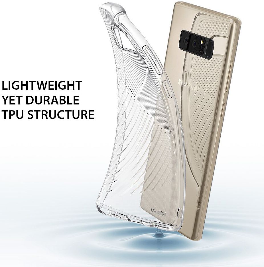 Ringke Bevel Samsung Galaxy Note 8 Clear | GSMpunt.nl
