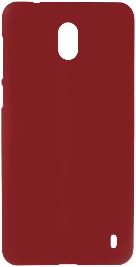 Nokia 2 Backcover met Rubber Coating Rood | gsmpunt