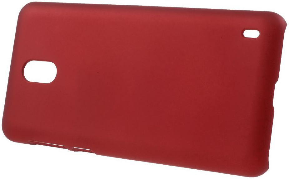 Nokia 2 Backcover met Rubber Coating Rood | gsmpunt