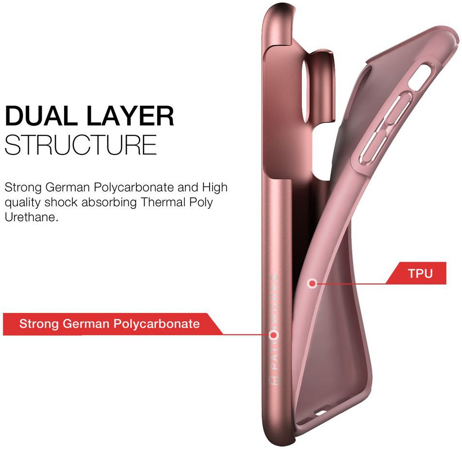 Patchworks Chroma Apple iPhone X Roze | GSMpunt.nl