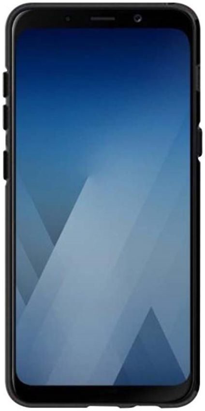 Samsung Galaxy A8 (2018) Hybride Hoesje met Popsocket Camouflage Blauw ...