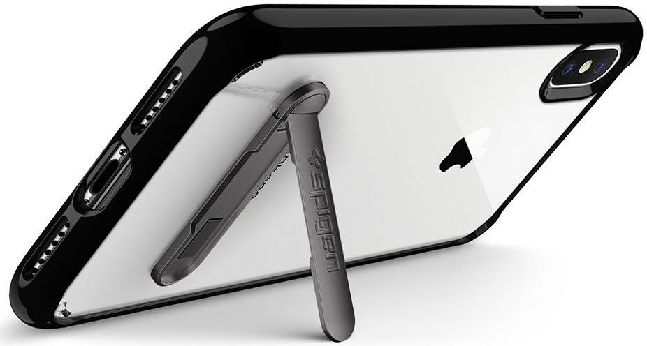 Spigen Ultra Hybrid S Hoesje Apple iPhone X Jet Black | gsmpunt