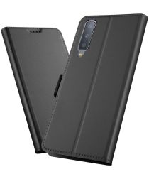 Samsung Galaxy A7 (2018) Card Holder Case Zwart | GSMpunt.nl