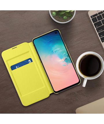 Samsung Galaxy S10E LED View Cover Wit | GSMpunt.nl