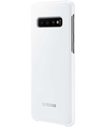 Samsung Galaxy S10 LED Cover Wit | GSMpunt.nl