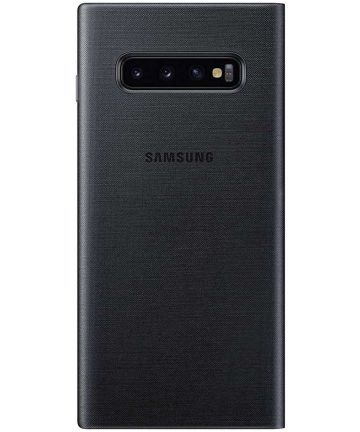 Samsung Galaxy S10 Plus LED View Cover Zwart | GSMpunt.nl