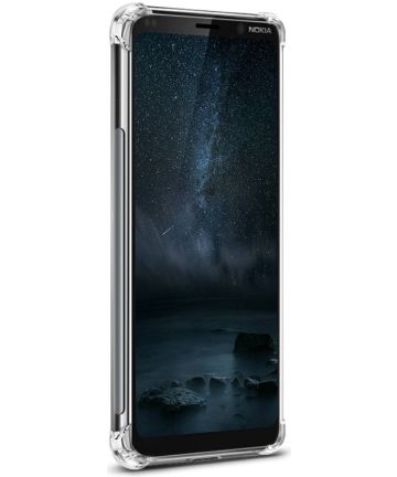 IMAK Nokia 9 PureView Hoesje TPU met Screenprotector Transparant ...