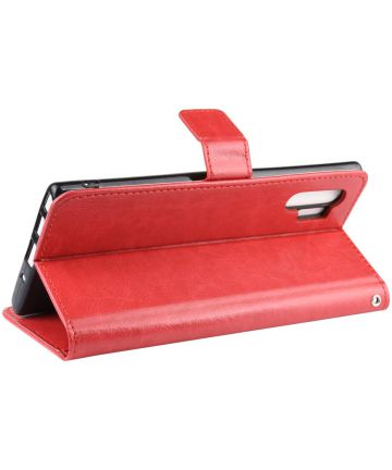 Samsung Galaxy Note 10 Plus Stijlvol Portemonnee Hoesje Rood | GSMpunt.nl