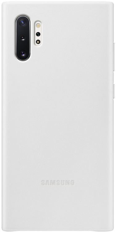 Samsung Galaxy Note 10 Leather Cover Wit | GSMpunt.nl