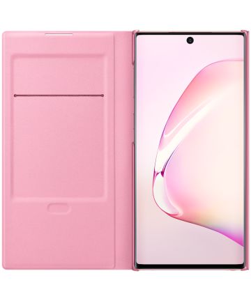Samsung Galaxy Note 10 LED View Cover Roze | GSMpunt.nl