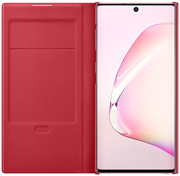 Samsung Galaxy Note 10 LED View Cover Rood | gsmpunt