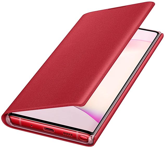Samsung Galaxy Note 10 LED View Cover Rood | gsmpunt
