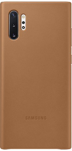 Samsung Galaxy Note 10 Plus Leather Cover Bruin | GSMpunt.nl