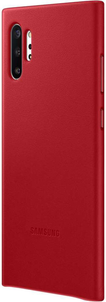 Samsung Galaxy Note 10 Plus Leather Cover Rood | gsmpunt