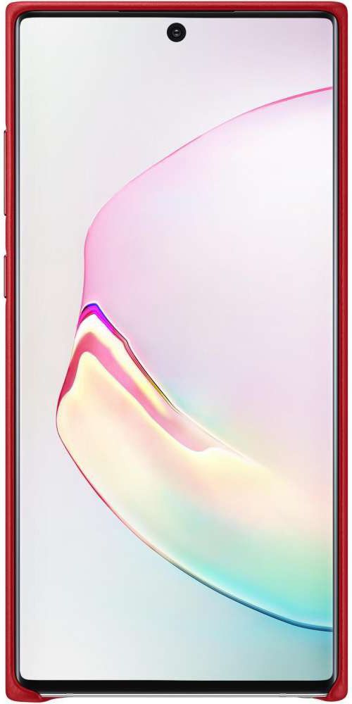 Samsung Galaxy Note 10 Plus Leather Cover Rood | GSMpunt.nl