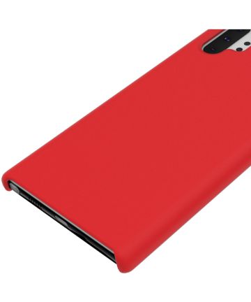 Galaxy Note 10 Plus Soft Siliconen Hoesje Rood | GSMpunt.nl