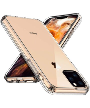 Apple iPhone 11 Pro Max Hoesje Armor Back Cover Transparant | GSMpunt.nl