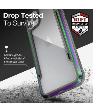 Raptic Shield Apple iPhone 11 Pro Max Hoesje Transparant/Iridescent ...
