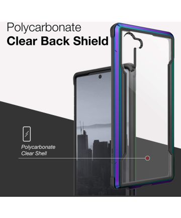 Raptic Shield Samsung Galaxy Note 10 Hoesje Transparant/Iridescent ...