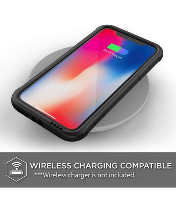 Raptic Lux Apple iPhone XS / X Hoesje Leather Zwart | GSMpunt.nl