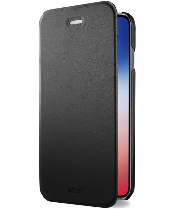 Azuri booklet iPhone X Black | GSMpunt.nl
