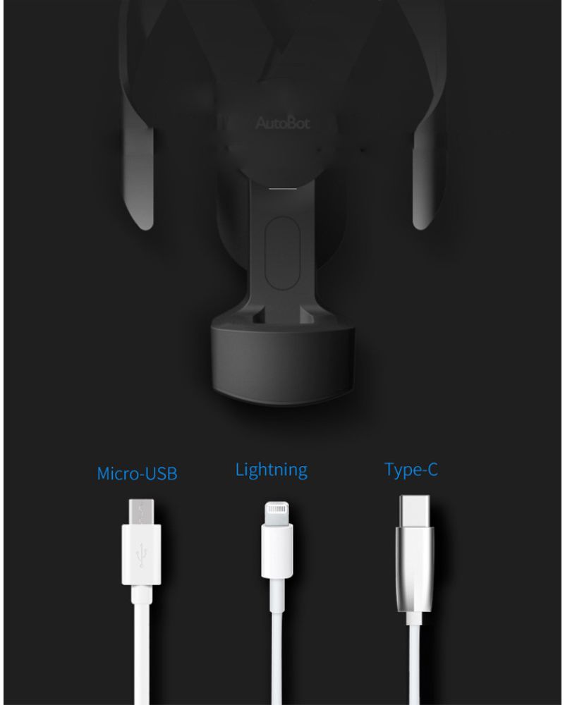 ROCK Autobot Universele Verstelbare Smartphone Houder met Laadopening ...