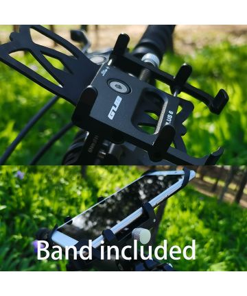 GUB Plus 6 Universele Aluminium Telefoonhouder voor Fietsen Zwart ...