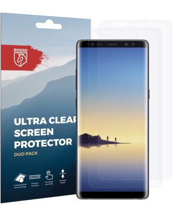 Rosso Samsung Galaxy Note 8 Ultra Clear Screen Protector Duo Pack ...