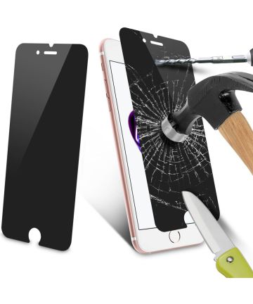 Apple iPhone 7 / 8 Privacy Tempered Glass screen protector | GSMpunt.nl